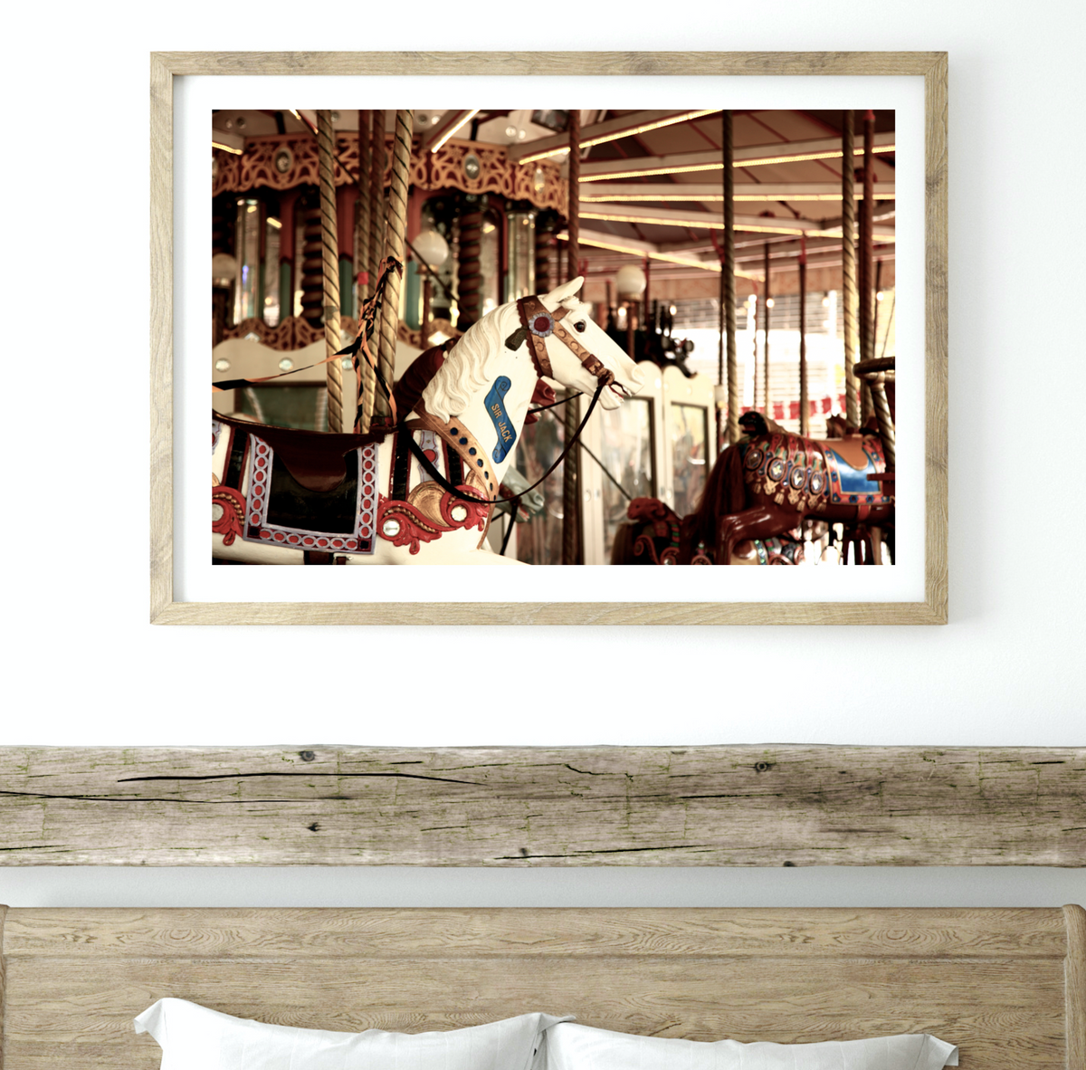Merry Go Round • Canberra Carousel Photography Print Landscape Artwork ...