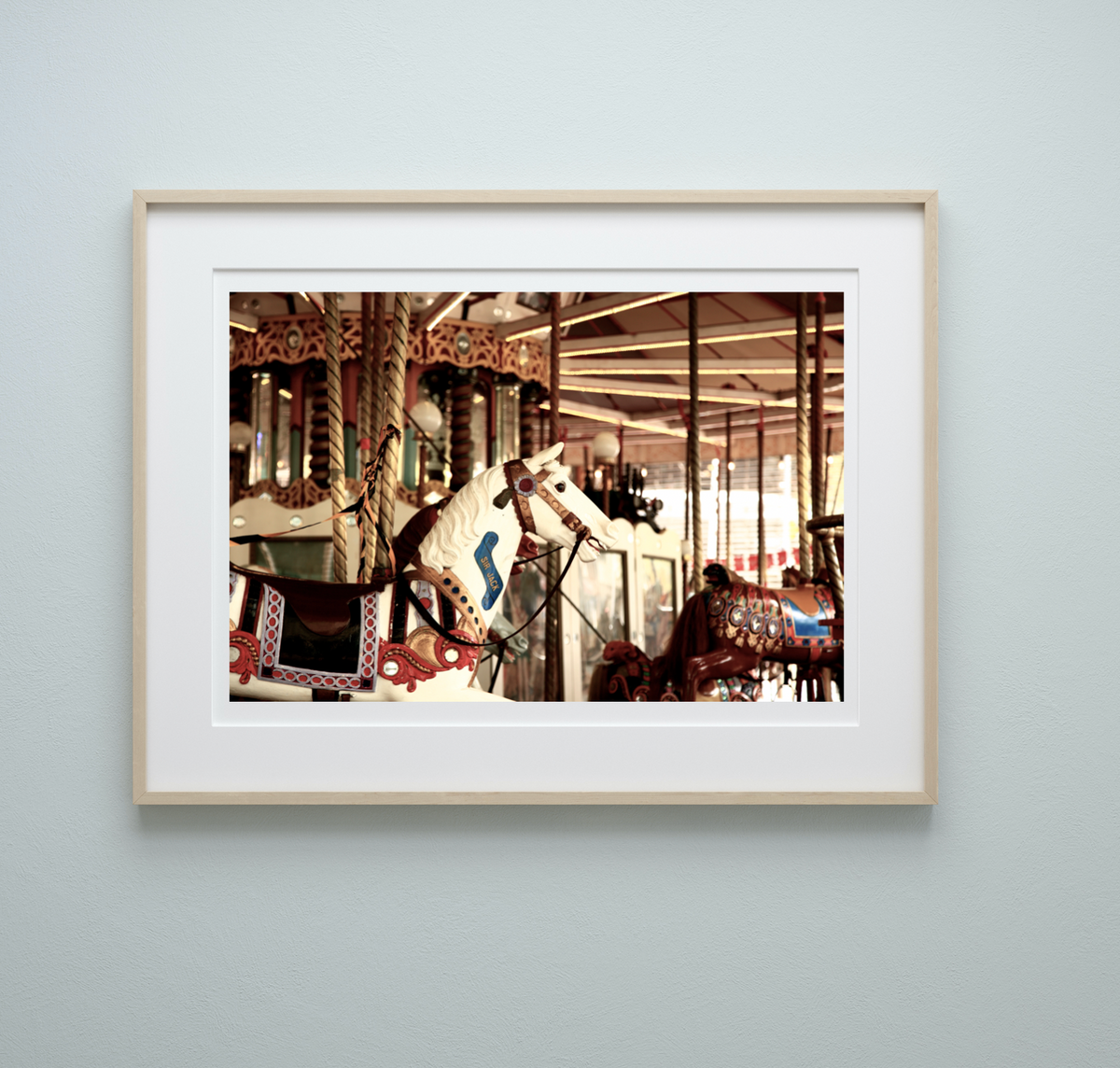 Merry Go Round • Canberra Carousel Photography Print Landscape Artwork ...